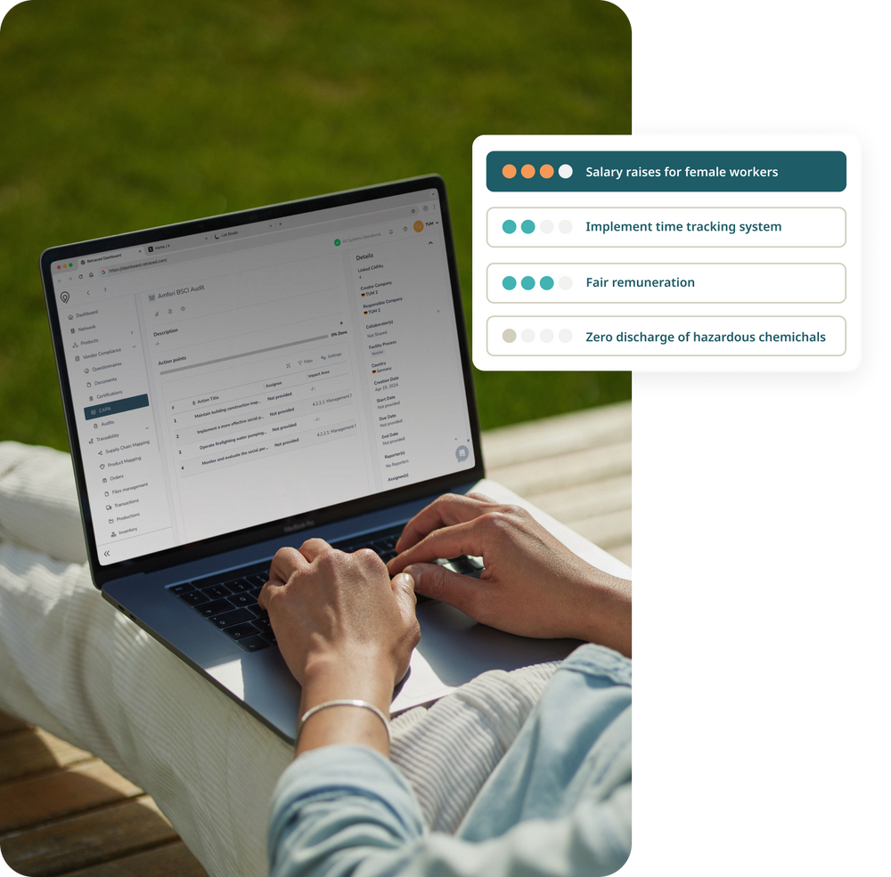 Reach CSDDD Compliance with Retraced - Fashion Supply Chain